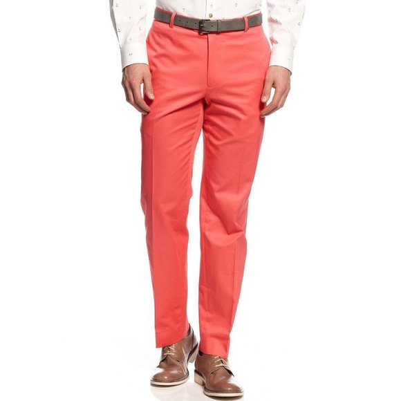 Bar III | Pants | Bar Iii Mens Carnaby Collection Cotton Slim Fit Pants ...